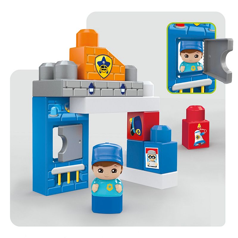 Set de construit statie de politie, Mega Blocks, Multicolor - eMAG.ro