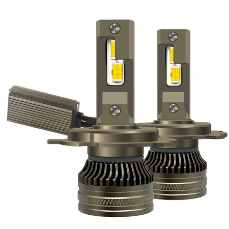 Set 2 becuri auto LED H4 110W reali 16.000Lumeni CanBus Plug-and-Play ...