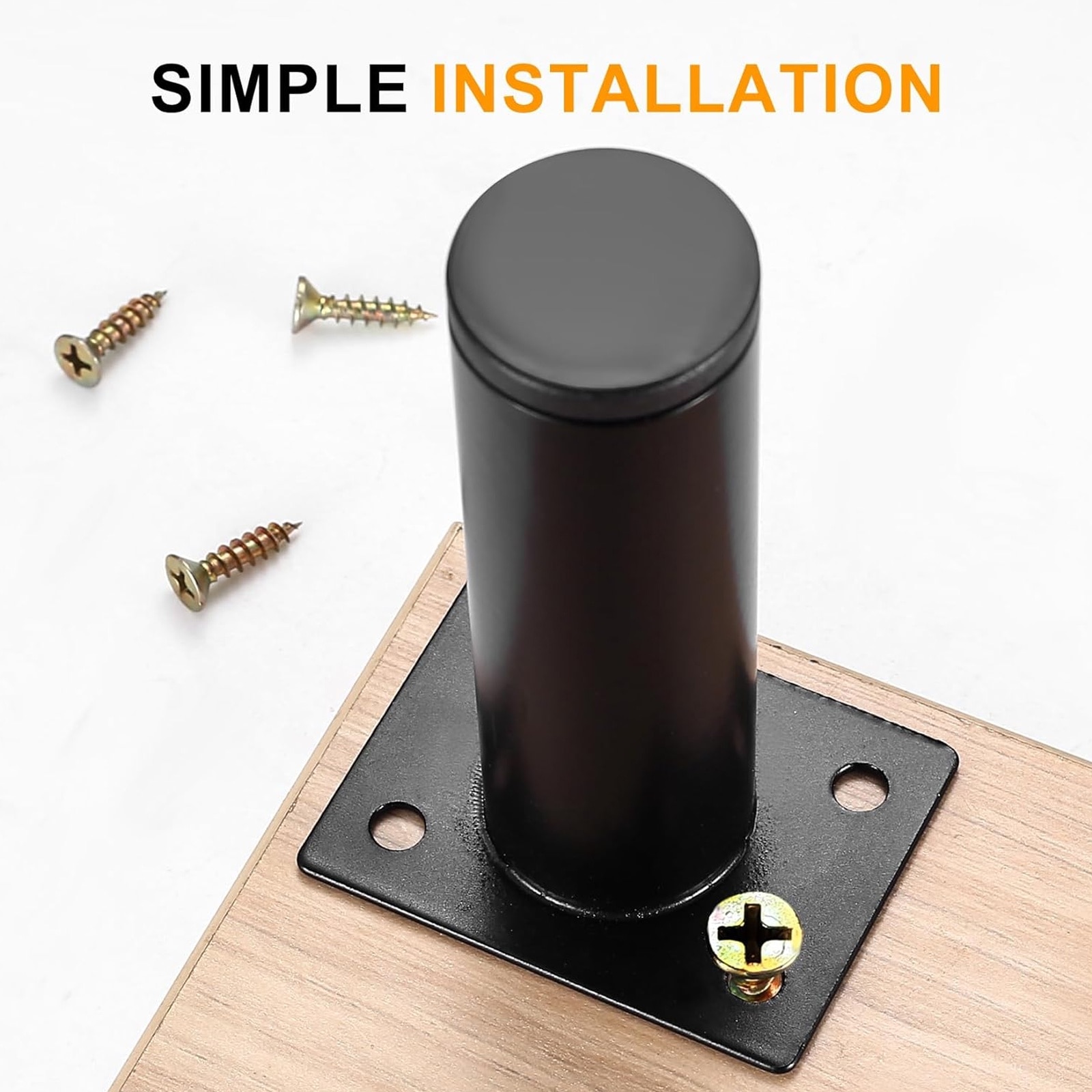 Set 4 picior mobila, Picioare canapea mobila, SINBINTA, Protectie podea ...