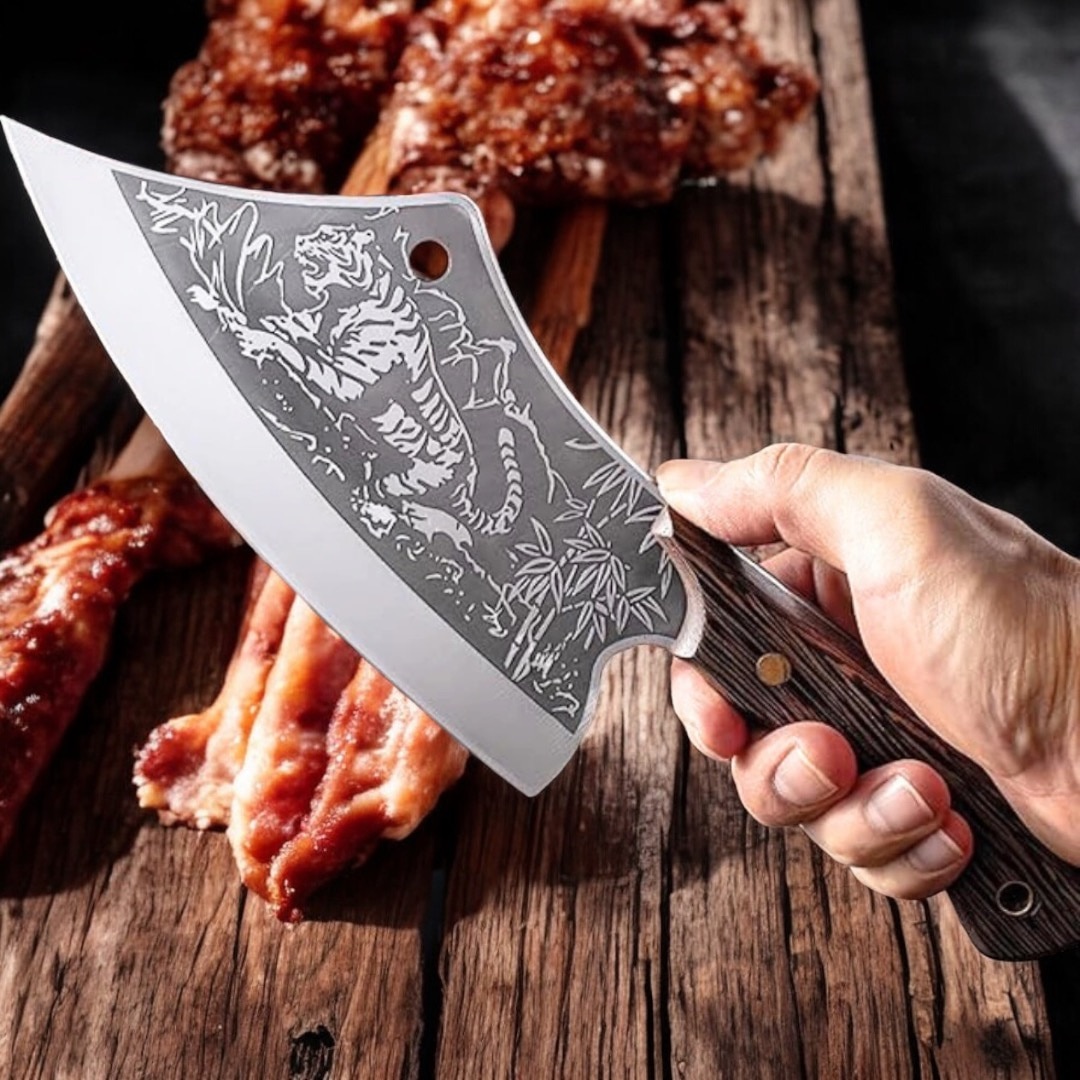 Set Cutit Satar Japonez Profesional + Suport Magnetic din Bambus ...