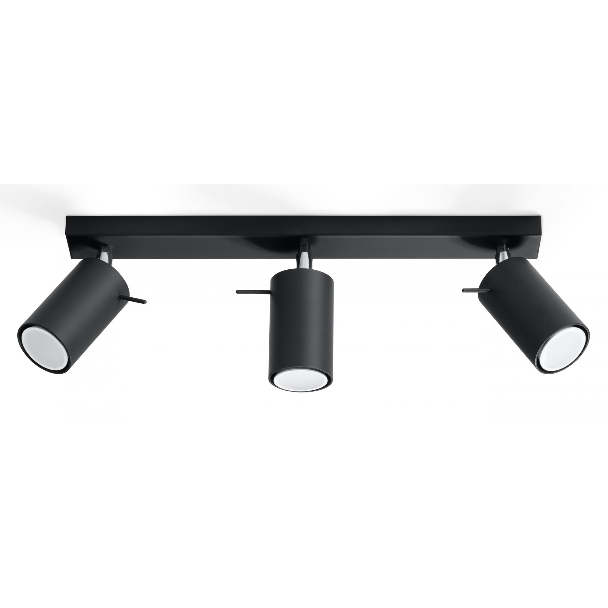 Plafoniera Ring 3, LED, GU10, Spot, Loft Design, Negru - eMAG.ro