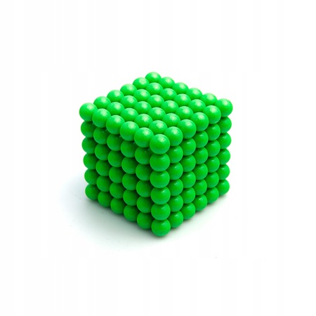 Set 216 bile magnetice Neocube 6 mm fluorescente, cu cutie metalica ...