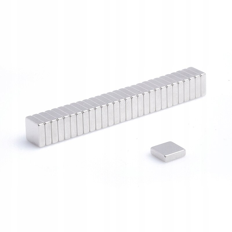 Set 100 magneti neodim, Top Magnesy, 5x5x1.5mm, N38, nichelat - eMAG.ro