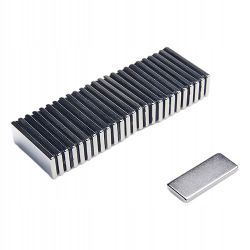 Set 5 magneti neodim, Top Magnesy, 25x10x2mm, N38, 2.29 kg capacitate ...