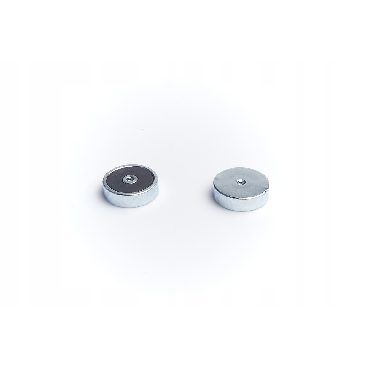 Set 5 suporturi magnetice, Top Magnesy, ferita, 25x7mm, cu Filet M4 ...