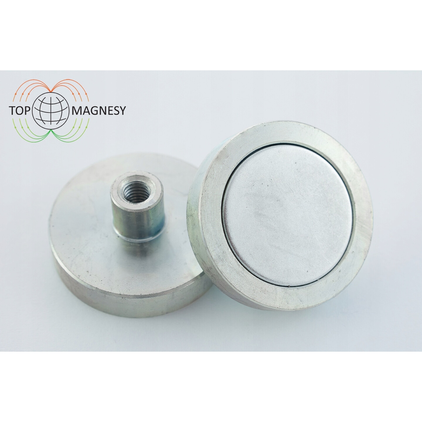 Suport magnetic din neodim 32x15,5mm, M5 cu manson filetat 10 buc, Top ...