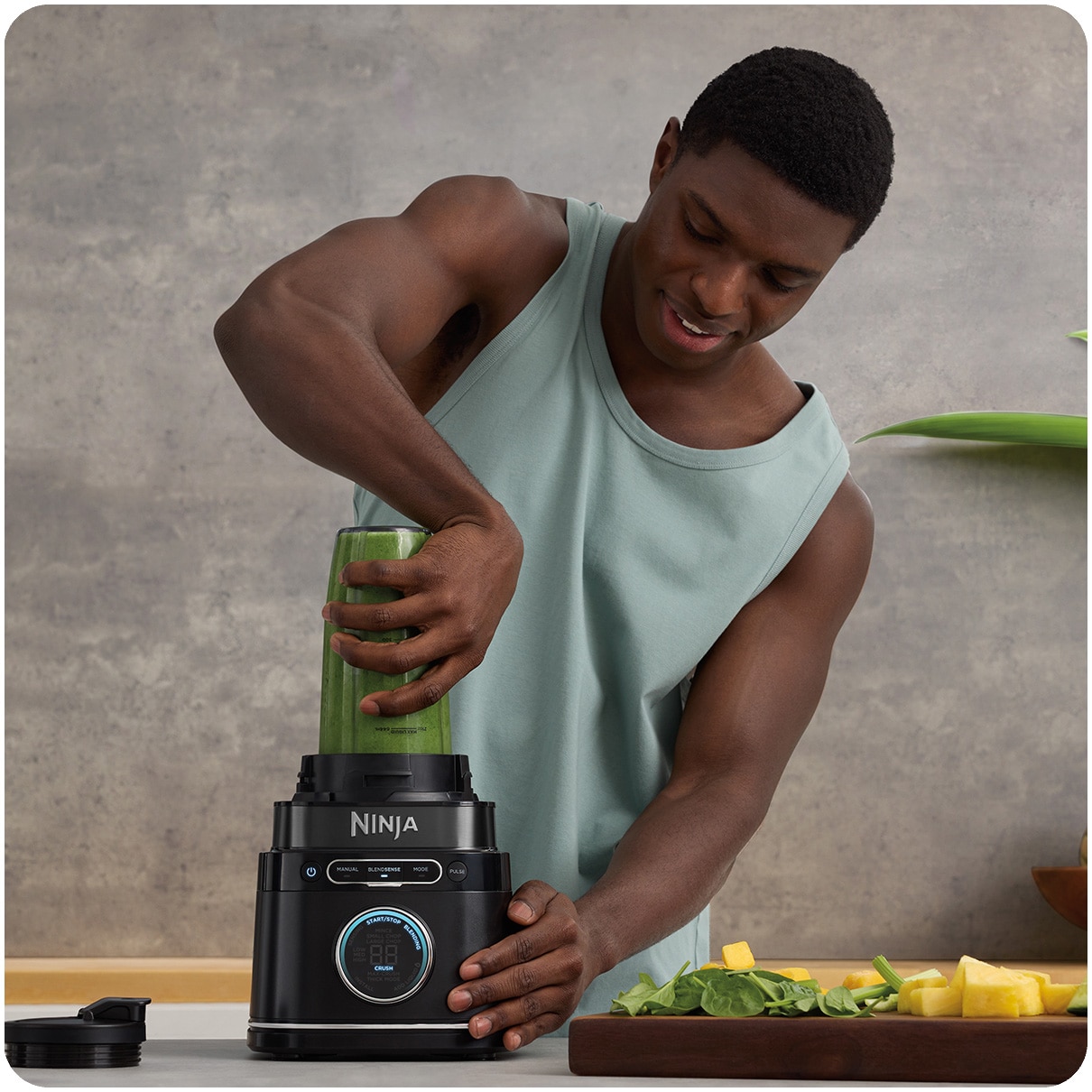 Blender si Robot de bucatarie Ninja Detect Power Pro TB401, 1200W, 2.1L ...