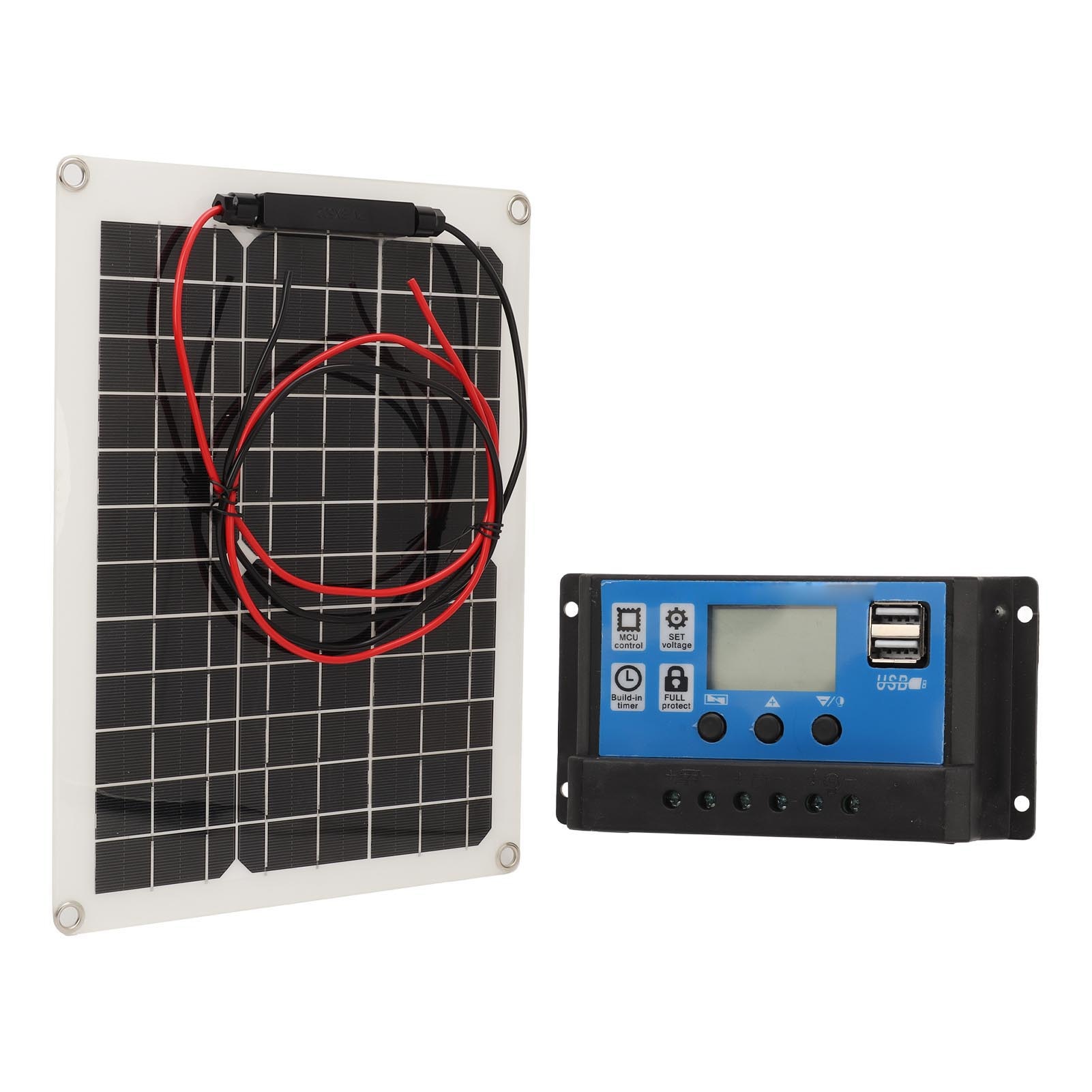 Kit panou solar 300W, 50A, waterproof, eficient, pentru activitati in ...