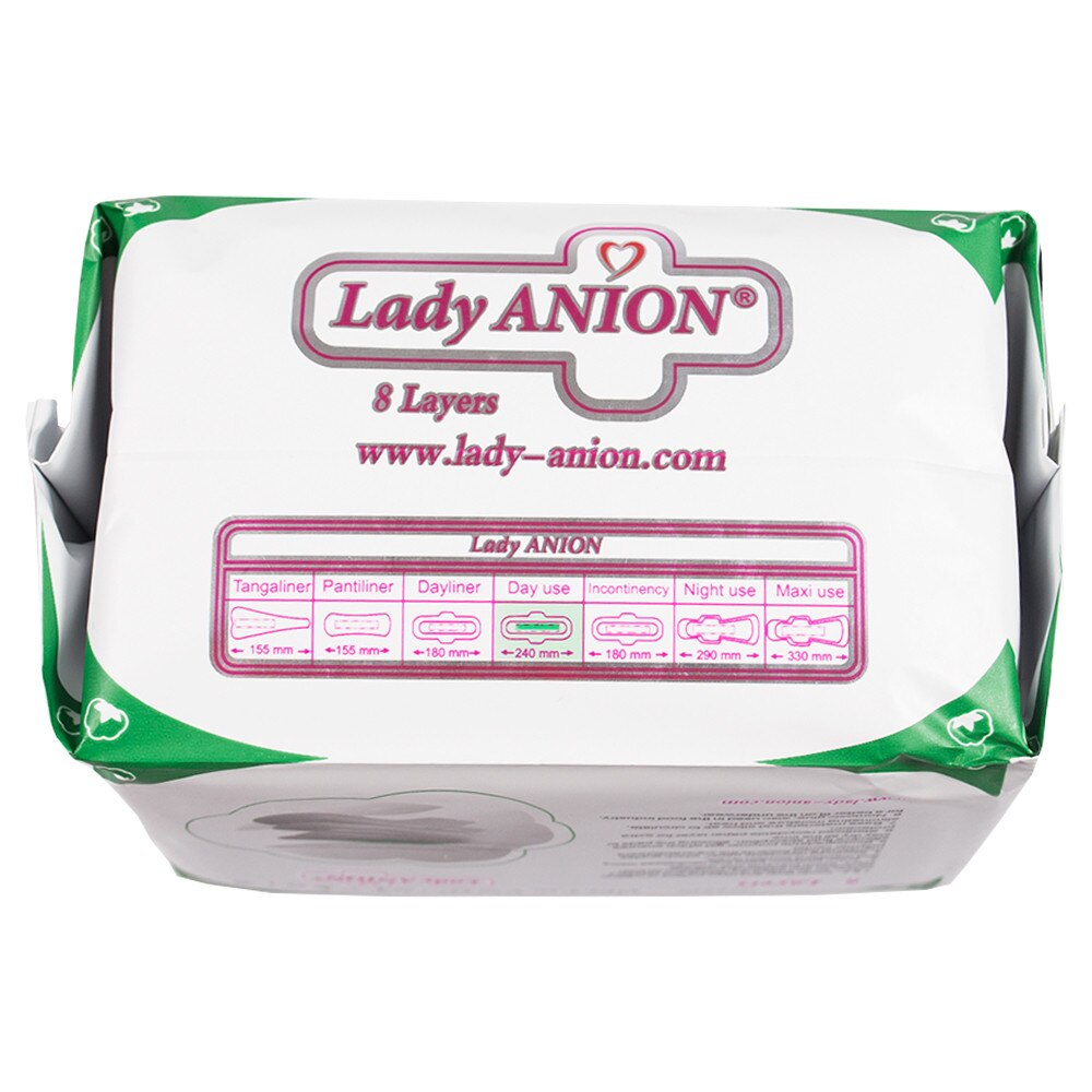 Absorbant Lady Anion 3 picaturi, cu aripioare, 8 straturi, 10 buc ...