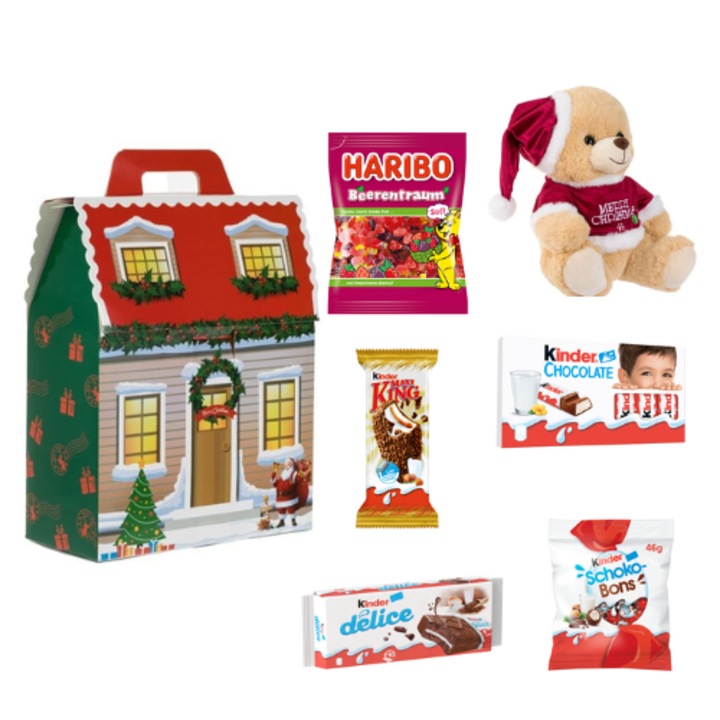 Pachet cadou copii, Kinder Chocolate, Kinder DELICE, Kinder Maxi King ...