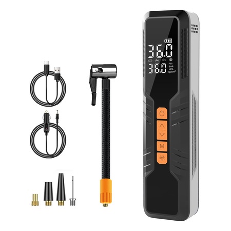 Compresor auto digital, wireless, 0.2-10.3bar/3-150psi, 3 acumulatori ...