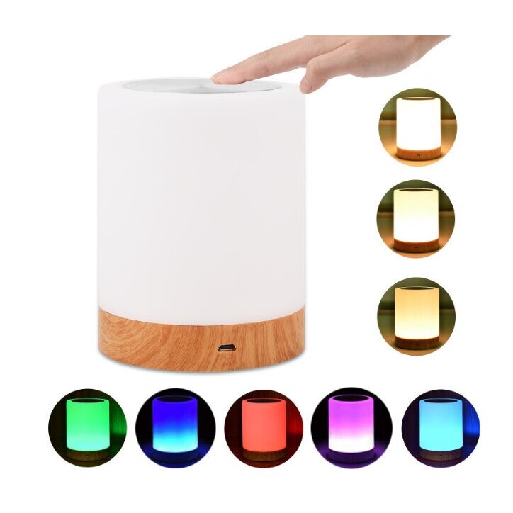 Lampa de veghe cu control tactil, LED, 3 niveluri de luminozitate ...