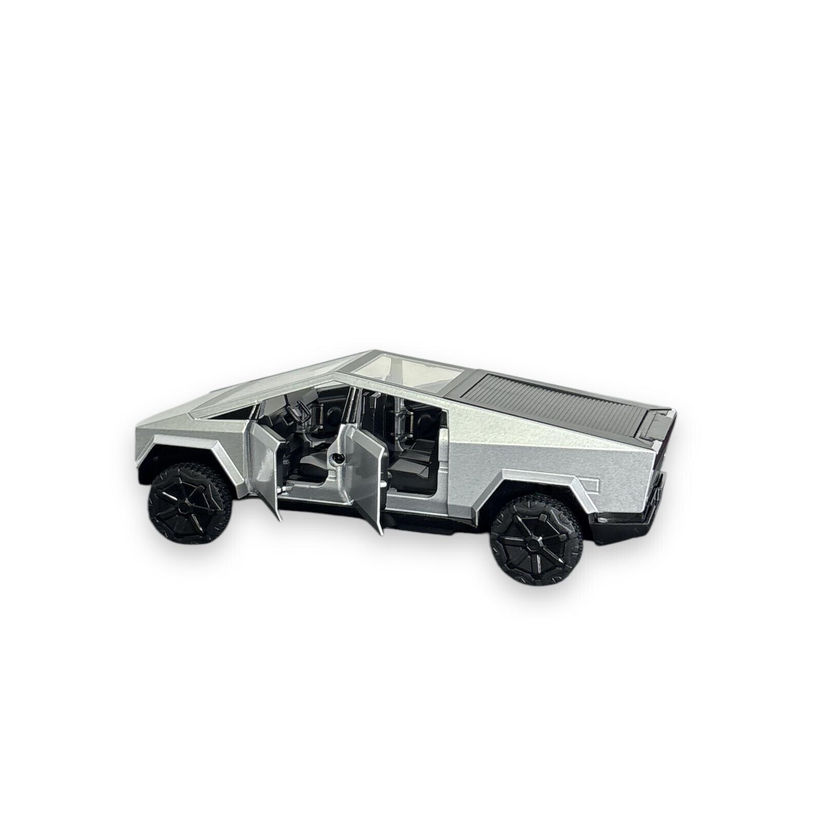Macheta Tesla Cybertruck, Faruri si Stopuri Luminoase, din Metal, cu ...