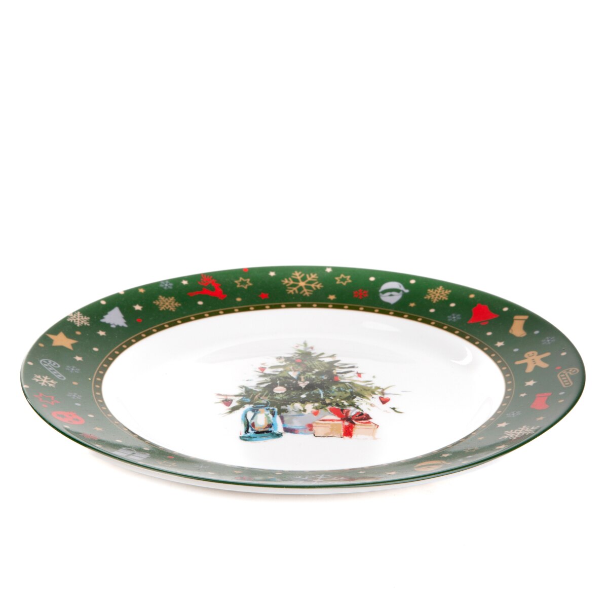 Karácsonyi tányérok KALVEN zöld 27 cm HOMLA - eMAG.hu