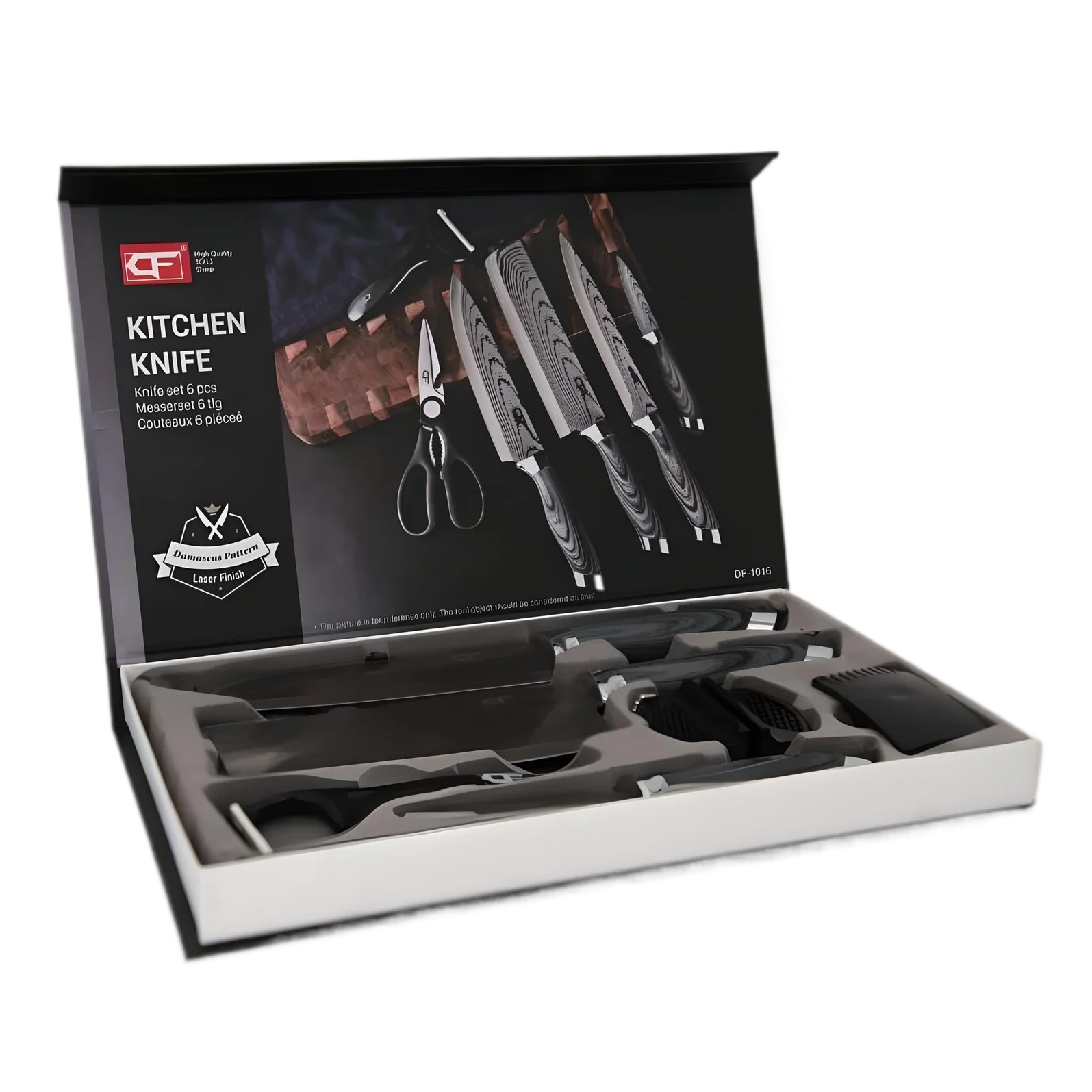 Set Cutite Bucatarie Profesionale, 6 Piese Inox: Bucatar, Universal ...