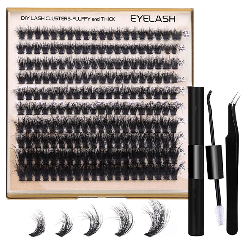 Kit extensii gene false, Rqiurpn, 200D, 10-18mm, aspect natural ...