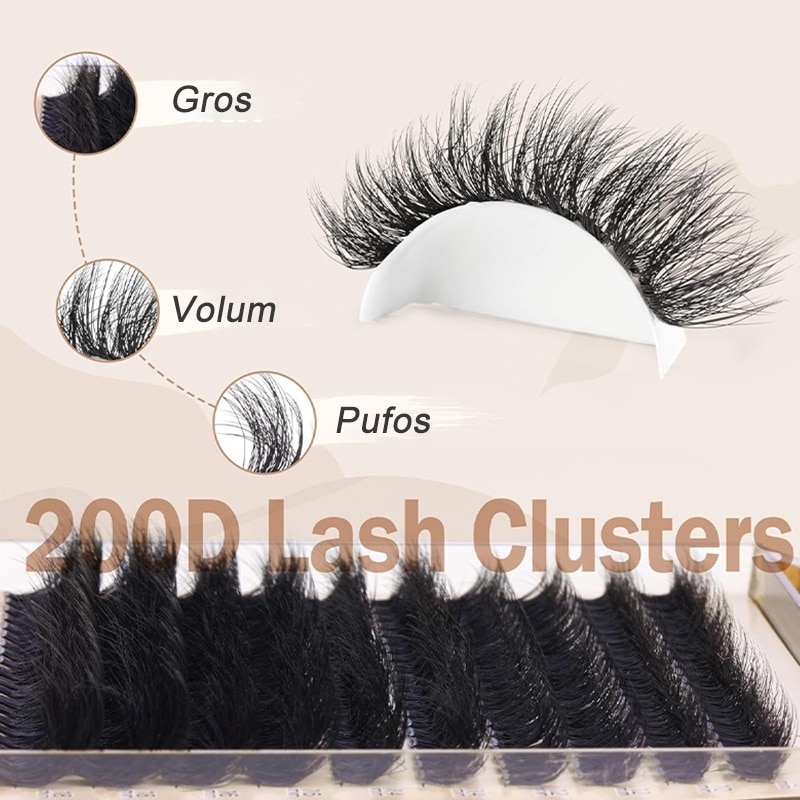 Kit extensii gene false, Rqiurpn, 200D, 10-18mm, aspect natural ...