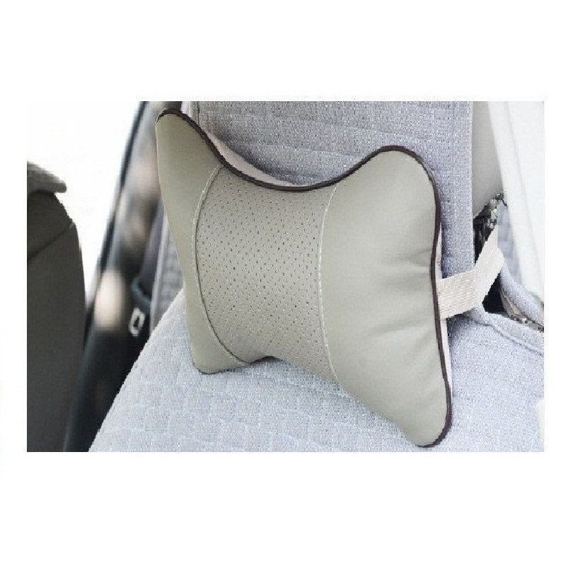 Set 2 buc Perna tetiera auto, pentru sustinere gat din piele, Cu ...