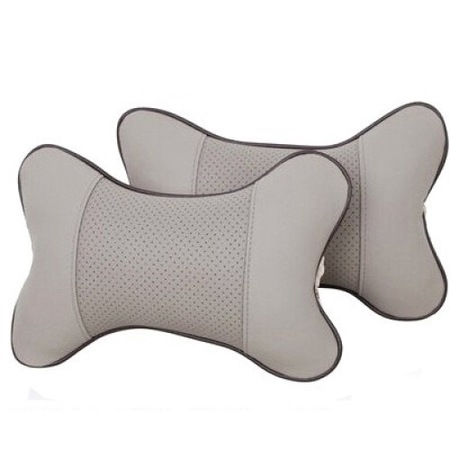 Set 2 buc Perna tetiera auto, pentru sustinere gat din piele, Cu ...
