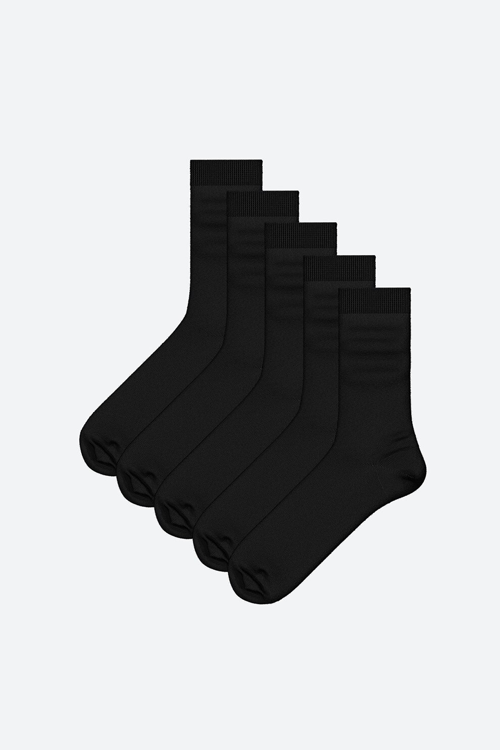 LC WAIKIKI, Set de sosete lungi - 5 perechi, Negru, 43-45 - eMAG.ro