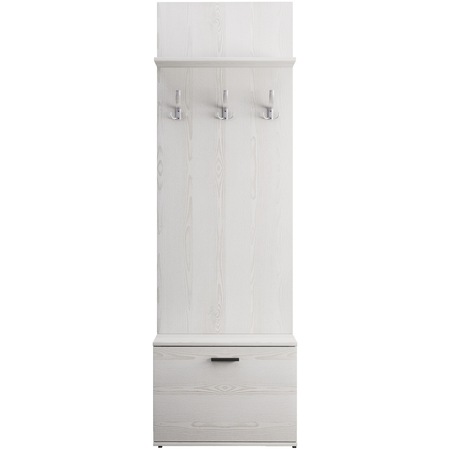 Cuier hol Irim Smart, dimensiuni 60x29x190 cm, culoare alb - eMAG.ro