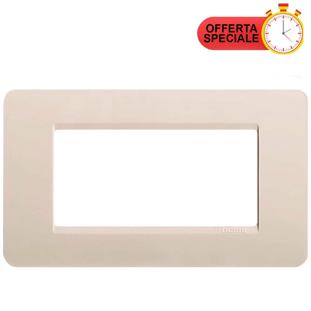 Rama intrerupator, Bticino, Plastic, Alb - eMAG.ro