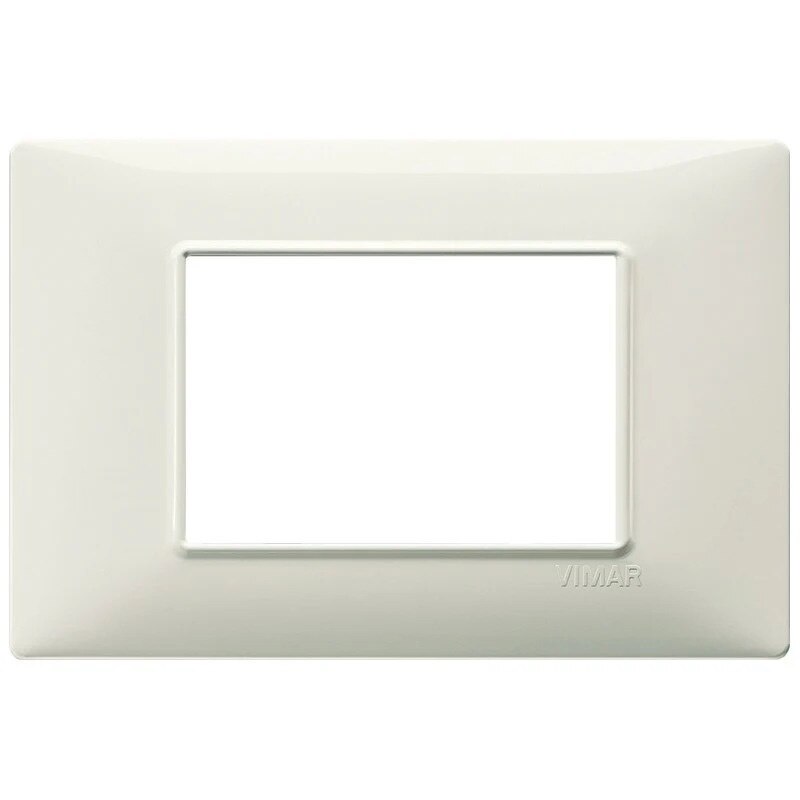 Placă de perete cu 3 module, Plastic, 120x81 mm, Alb - eMAG.ro