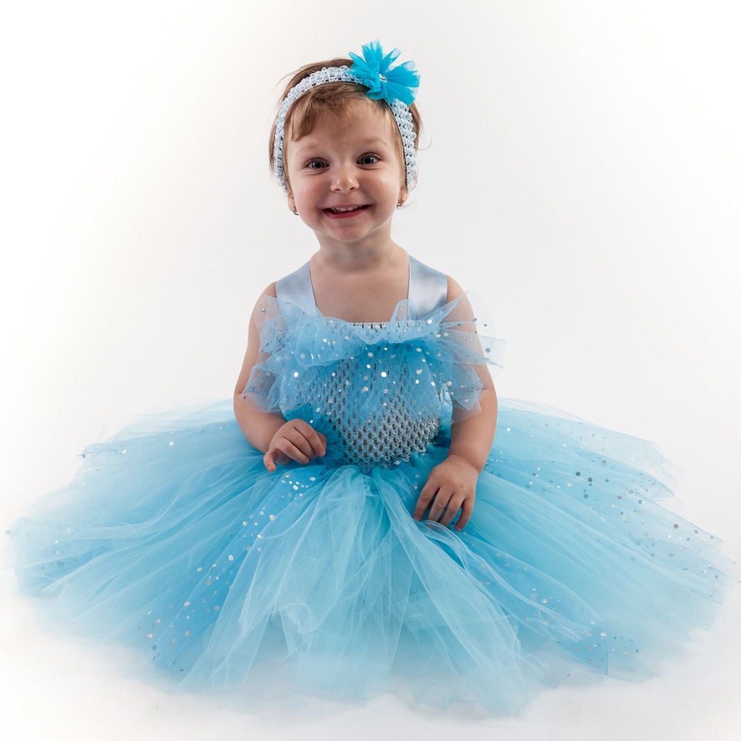 Rochita copii tutu printesa Albastrica, Handmade in Romania - eMAG.ro