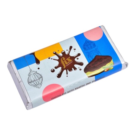 Ciocolata Dubai Fix, cu umplutura de fistic si cataif, 200g - eMAG.ro