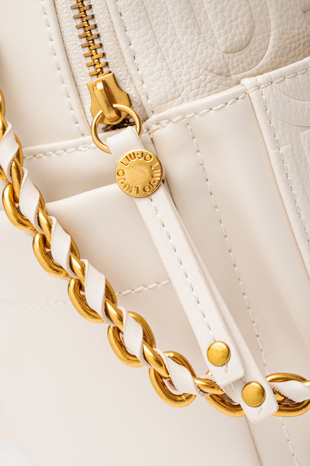 Liu Jo, Rucsac din piele ecologica, Crem - eMAG.ro