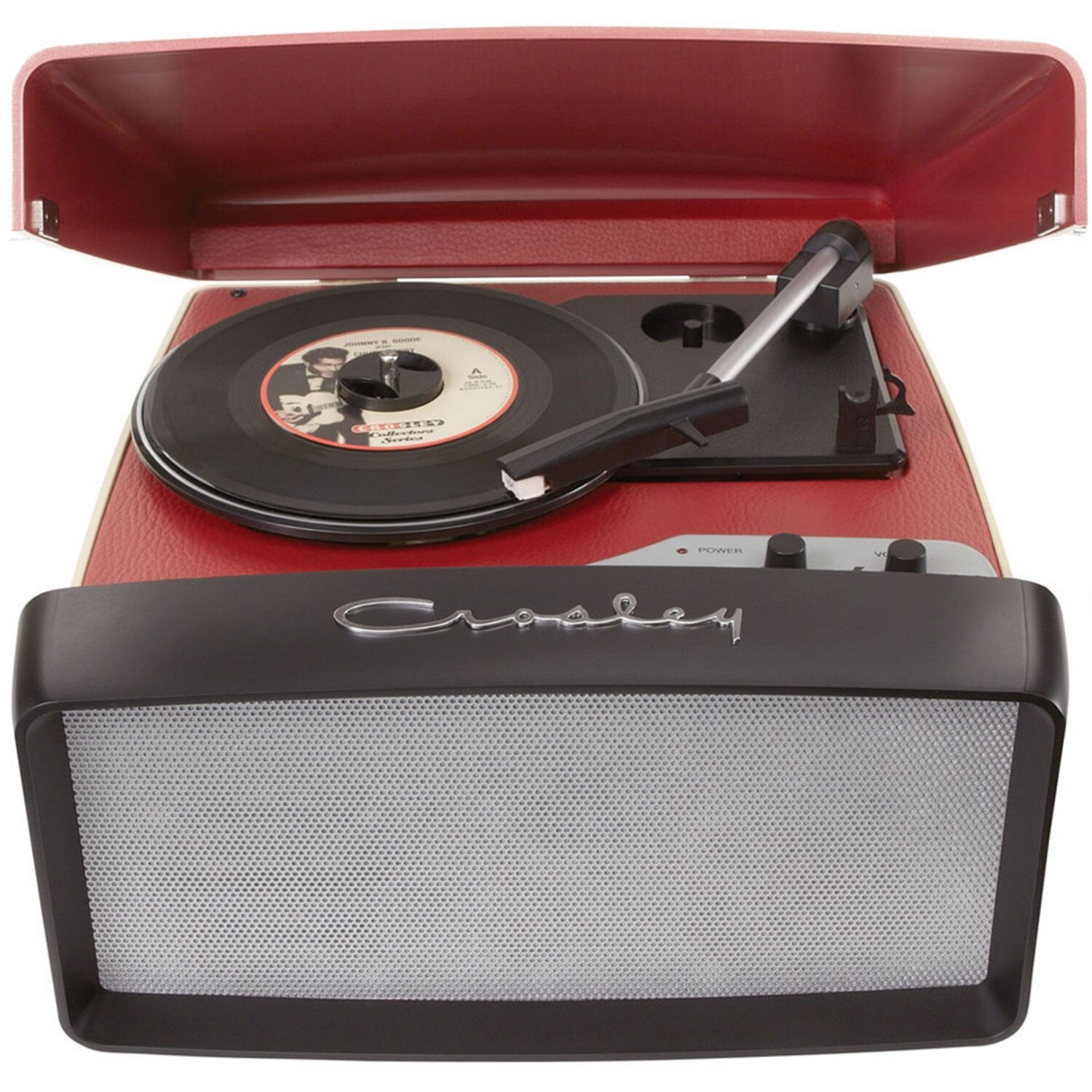 Pick-up portabil Crosley Collegiate, CR6010A Rosu - eMAG.ro