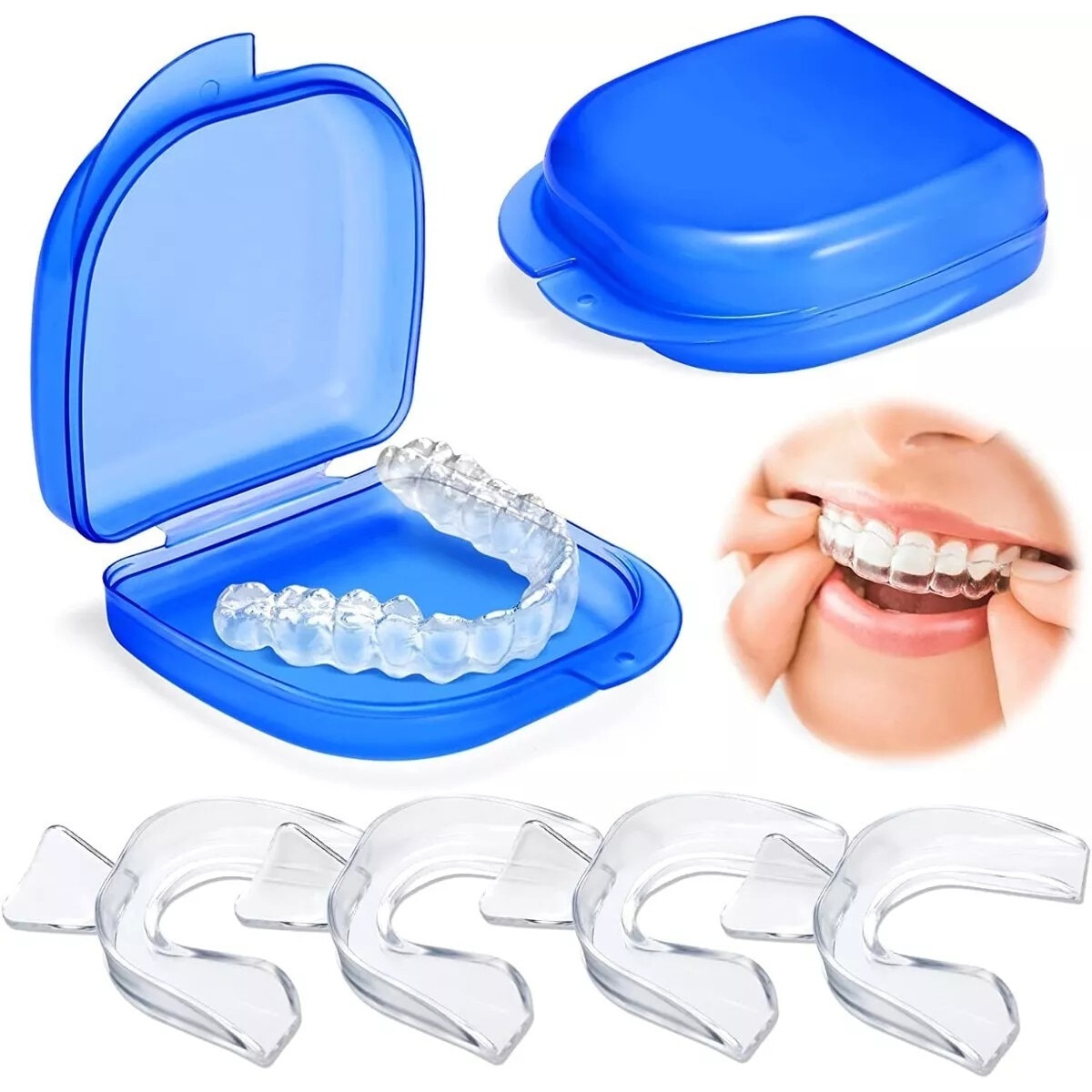 Set 4 gutiere Bruxism, SUNRISE C, Reutilizabila，multifunctional ...