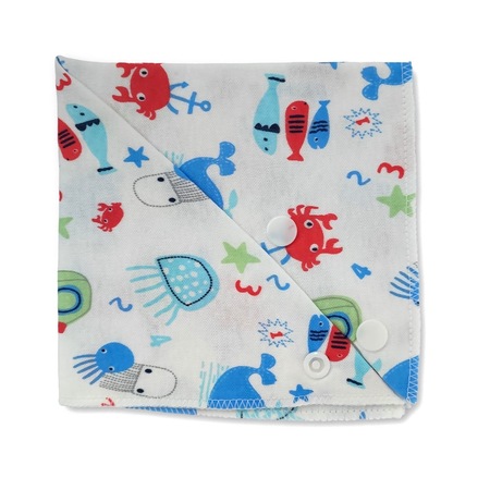 Baveta bebelusi Mixbo, finet, ajustabila, pestisori, multicolor - eMAG.ro