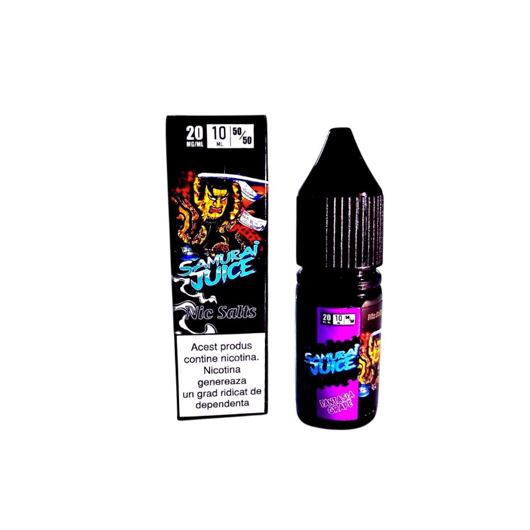 Lichid pentru Tigara Electronica Samurai Juice, 10 ml, Fantasia Grape, 20mg/ml - eMAG.ro