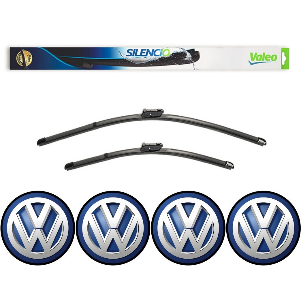 Set 2 stergatoare Valeo Volkswagen Passat 1973-1980 si 4 stickere auto ...