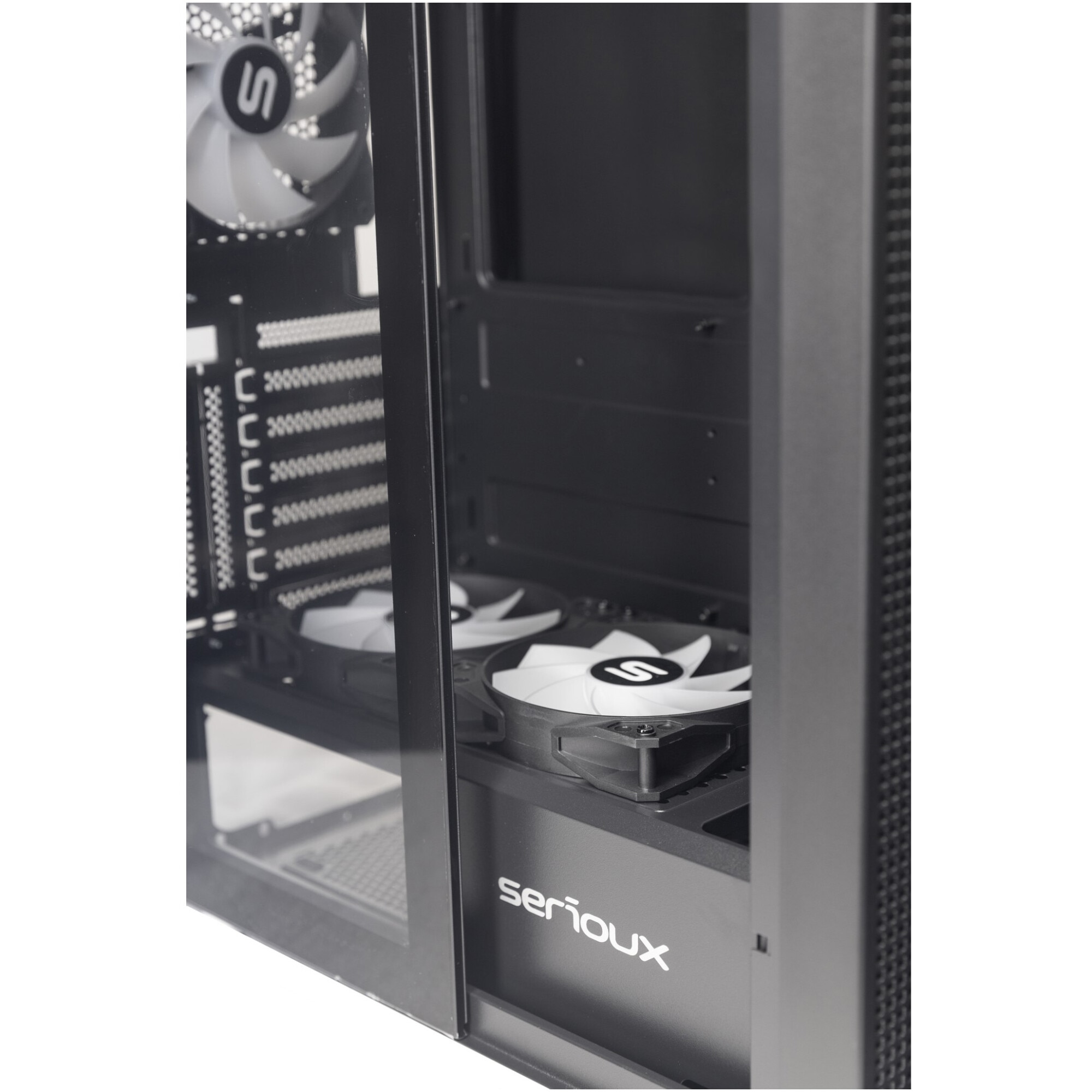 Carcasa PC Serioux QUANTUM, fara sursa, Middle Tower, ATX - eMAG.ro
