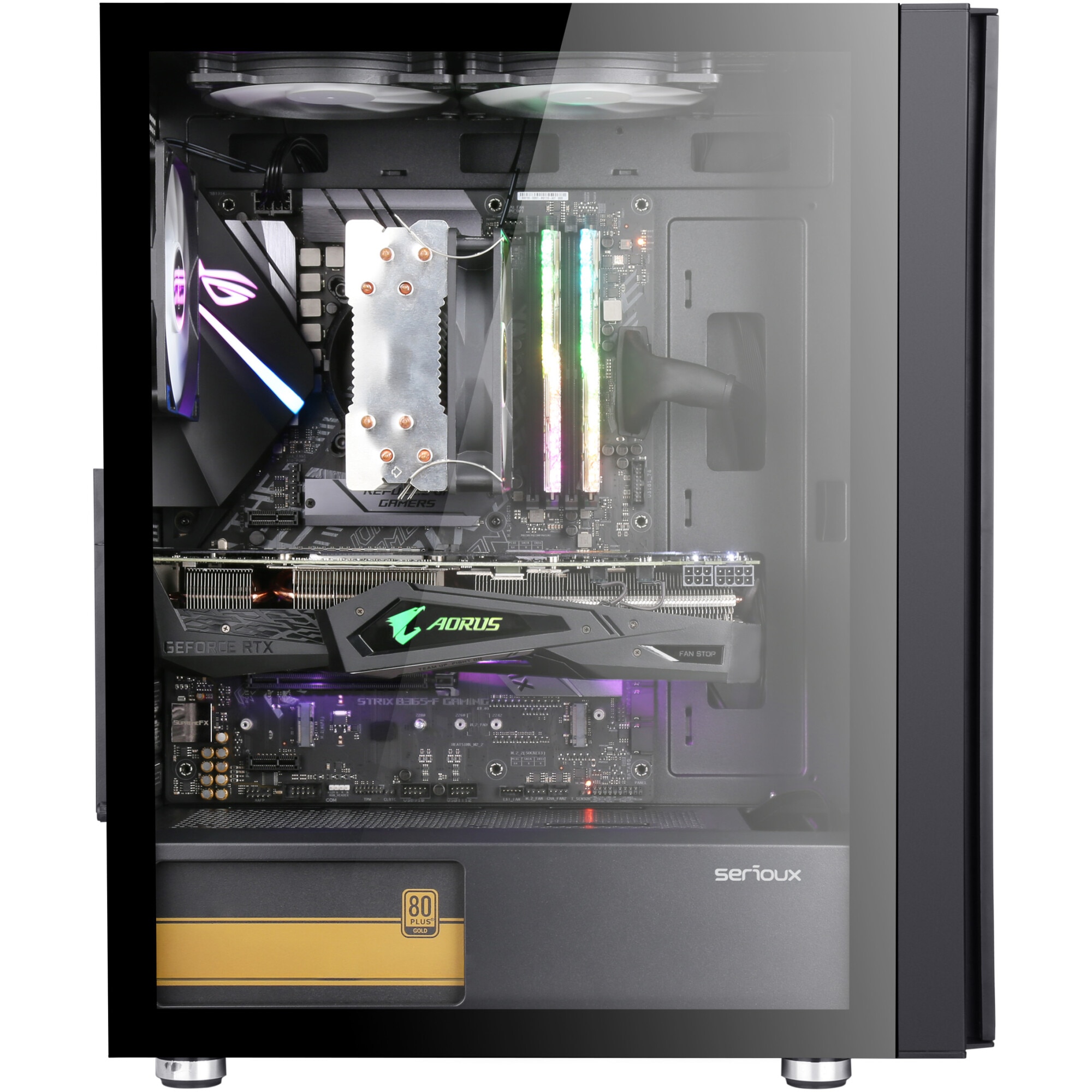 Carcasa PC Serioux QUANTUM, fara sursa, Middle Tower, ATX - eMAG.ro