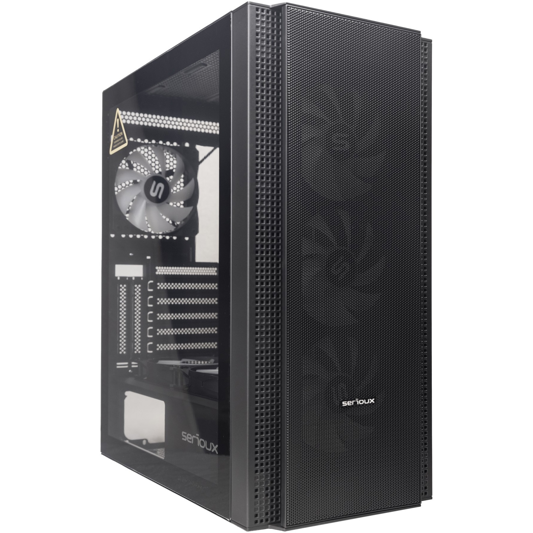 Carcasa PC Serioux QUANTUM, fara sursa, Middle Tower, ATX - eMAG.ro