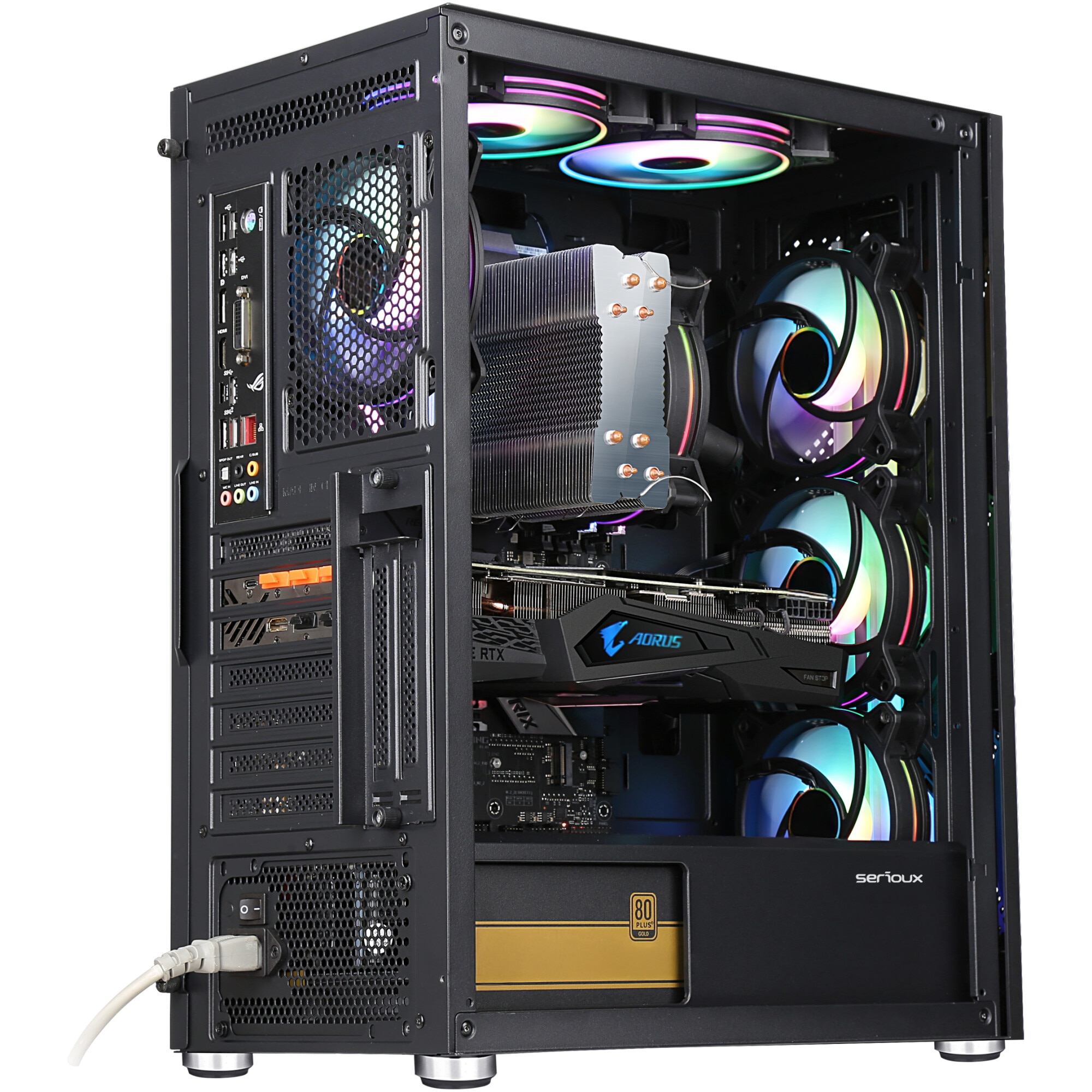 Carcasa PC Serioux QUANTUM, fara sursa, Middle Tower, ATX - eMAG.ro