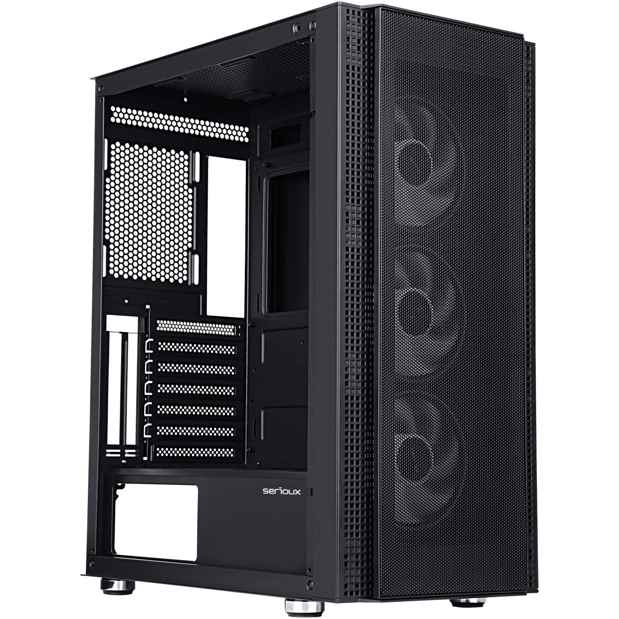 Carcasa PC Serioux QUANTUM, fara sursa, Middle Tower, ATX - eMAG.ro