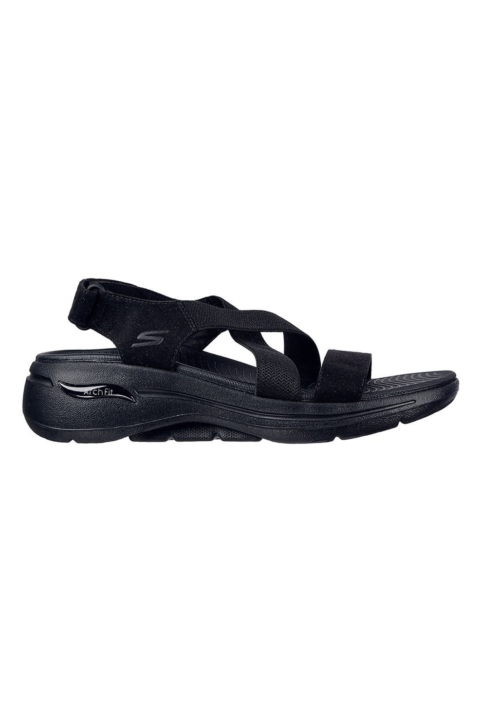 Skechers, Sandale Go Walk Arch Fit, Negru, 38 - eMAG.ro