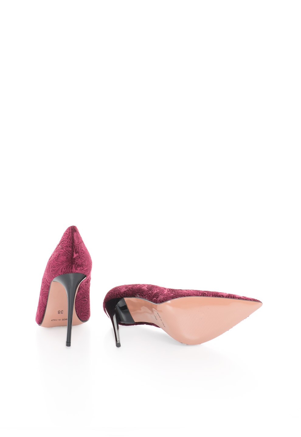 Zee Lane, Обувки Denise с висок ток и остър връх, Бордо, 40 - eMAG.bg