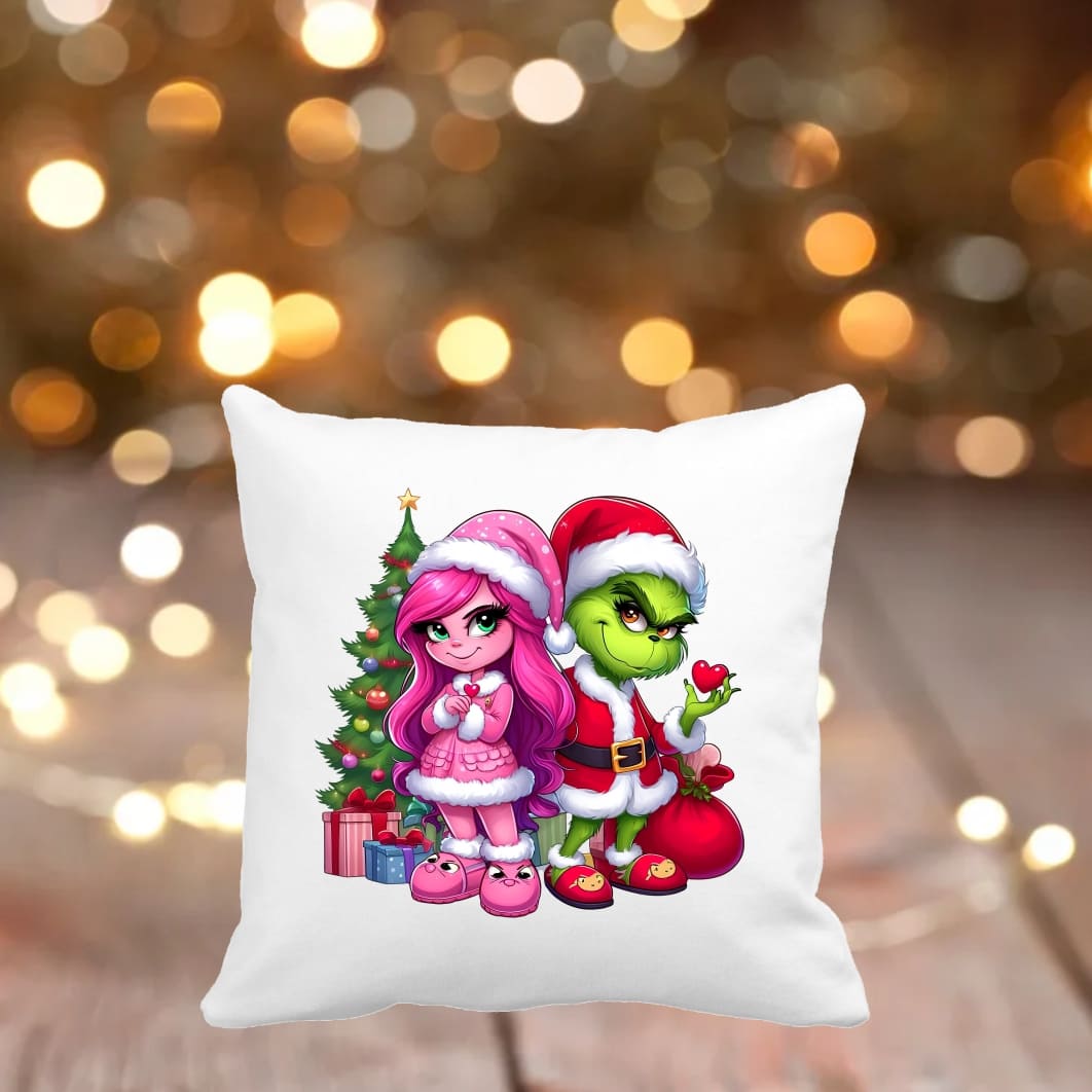 Perna de Craciun, Grinch, 40×40 cm, PC028 - eMAG.ro