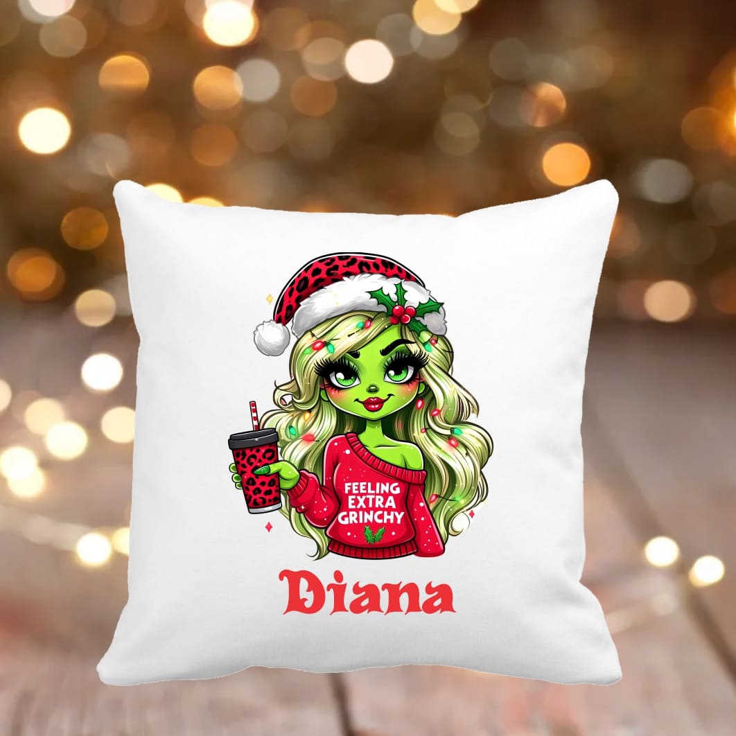 Perna de Craciun, Grinch, 40×40 cm, PC033 - eMAG.ro