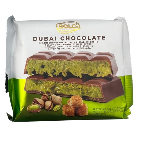 Ciocolata Fistic si Cataif Bolci 100g, Ciocolata Dubai - eMAG.ro