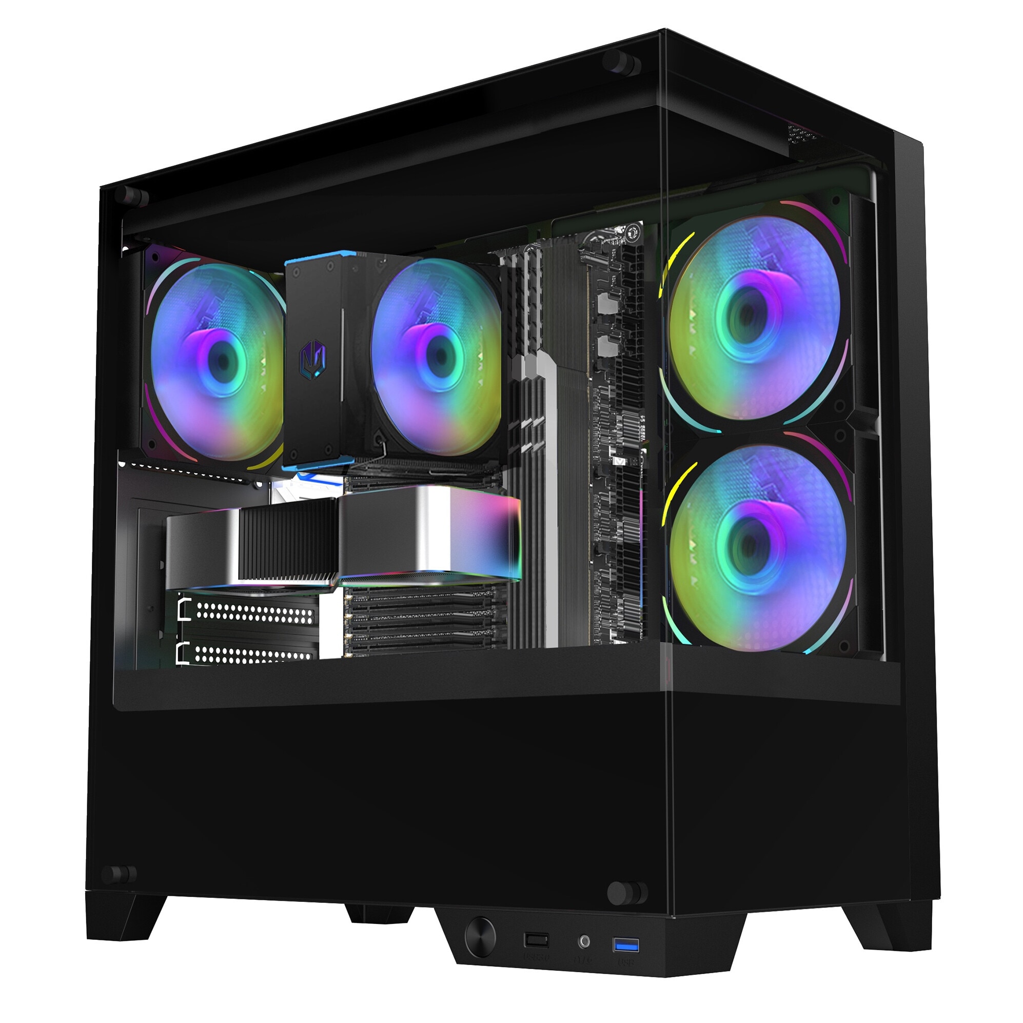 VIST GLASS Q1 Asztali számítógép RGB Core i9 12900F, Ram 32GB, NVIDIA ...