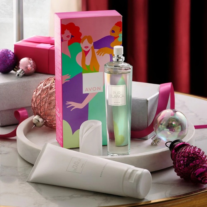 Set cadou Pur Blanca, parfum si crema de corp, Avon - eMAG.ro