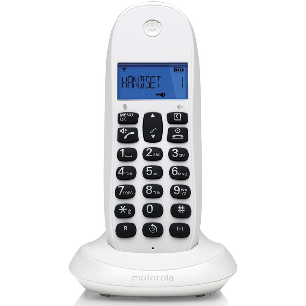 Telefon fix fara fir Motorola DECT C1001CBW+, Alb - eMAG.ro