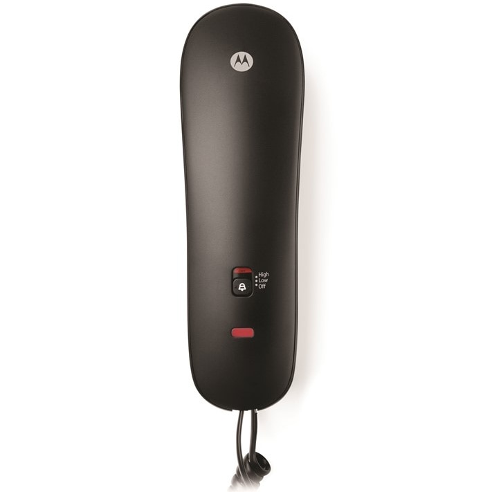 Telefon fix cu fir Motorola CT50 Negru, de perete, 10 memorii - eMAG.ro