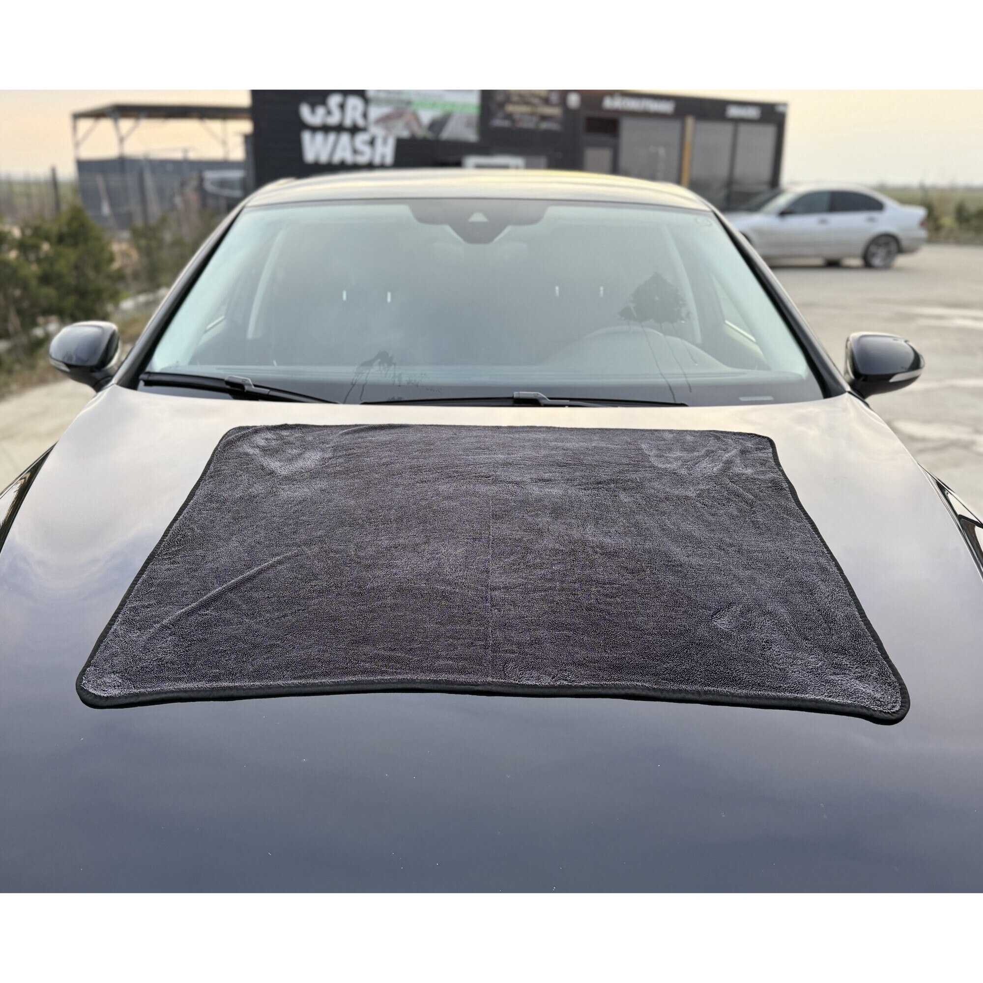 Prosop uscare auto XL, Fara urme, Twisted Loop, Microfibra 750 GSM ...